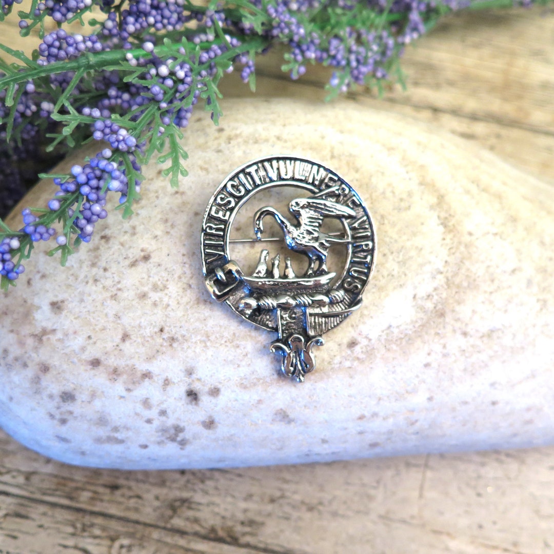 Clan Steward Crest Brooch, Crest Badge, Pin by Dawson Bowman. Virescit ...