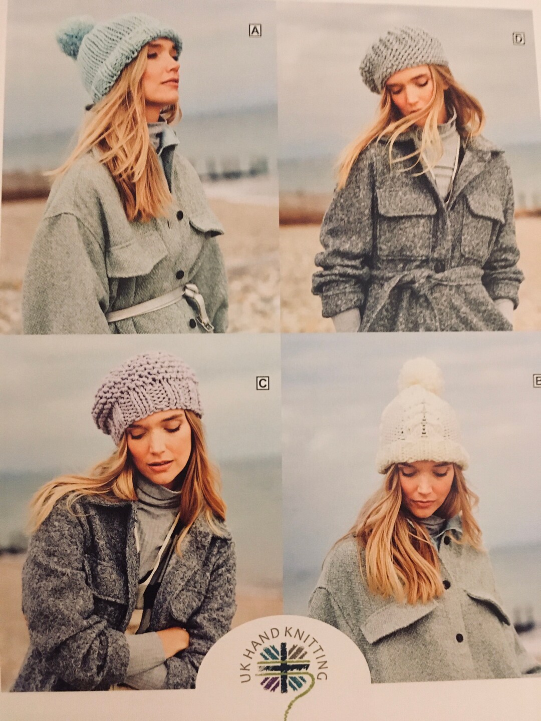 Hats Knitting Pattern. Ages 7 Yrs to Adult. Super Chunky Pattern ...