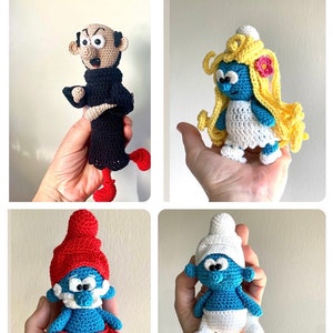 Amigurumi Crochet Doll, Smurfette, Gargamel, Amigurumi, Crochet Doll ...