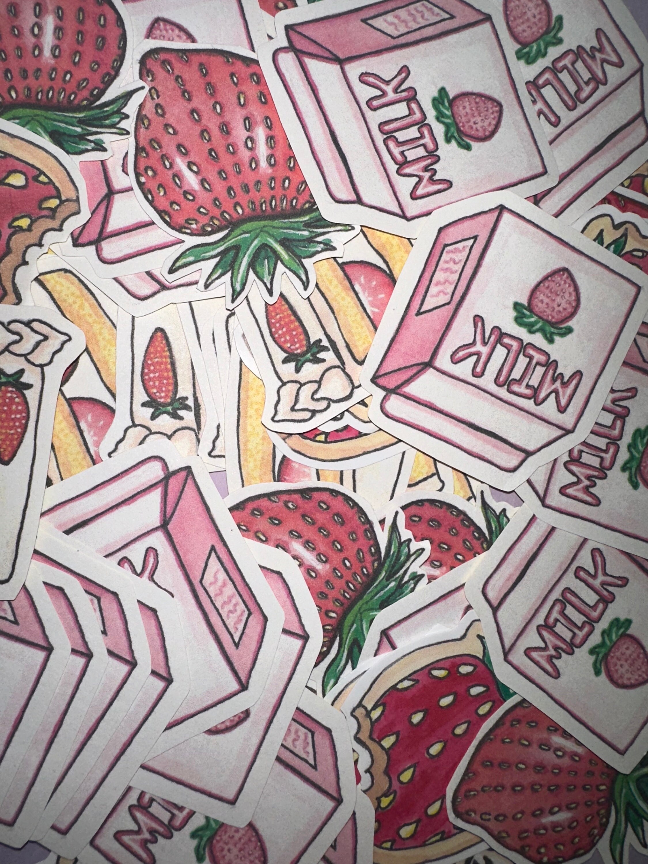 Strawberry Shortcake Sticker Pack 4ct - Etsy