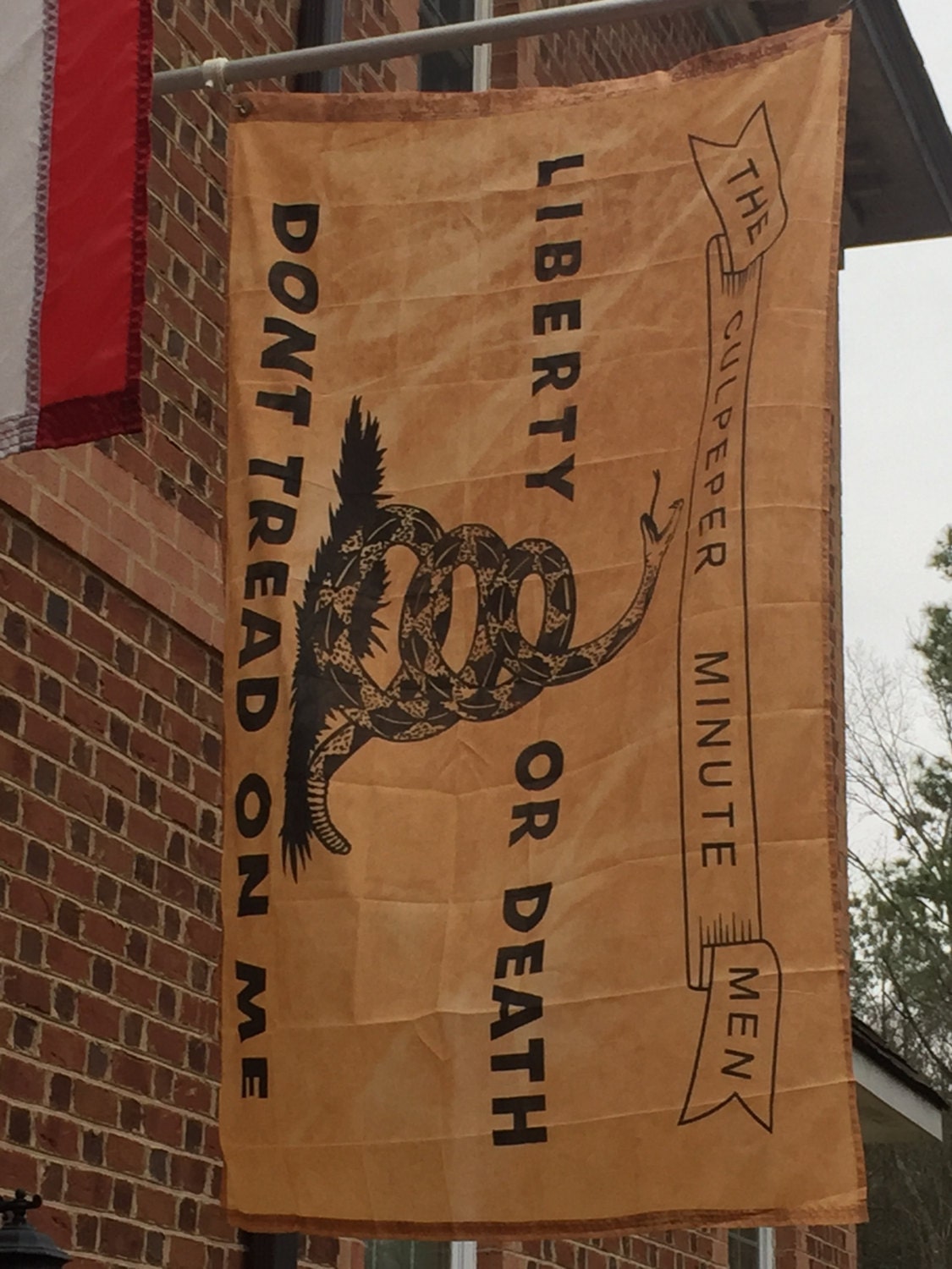 Patrick Henry’s Flag 3' X 5' Stained With Red Clay From Historical ...