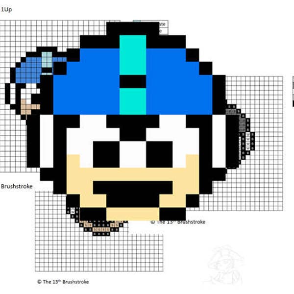 Mega Man Perler - Etsy