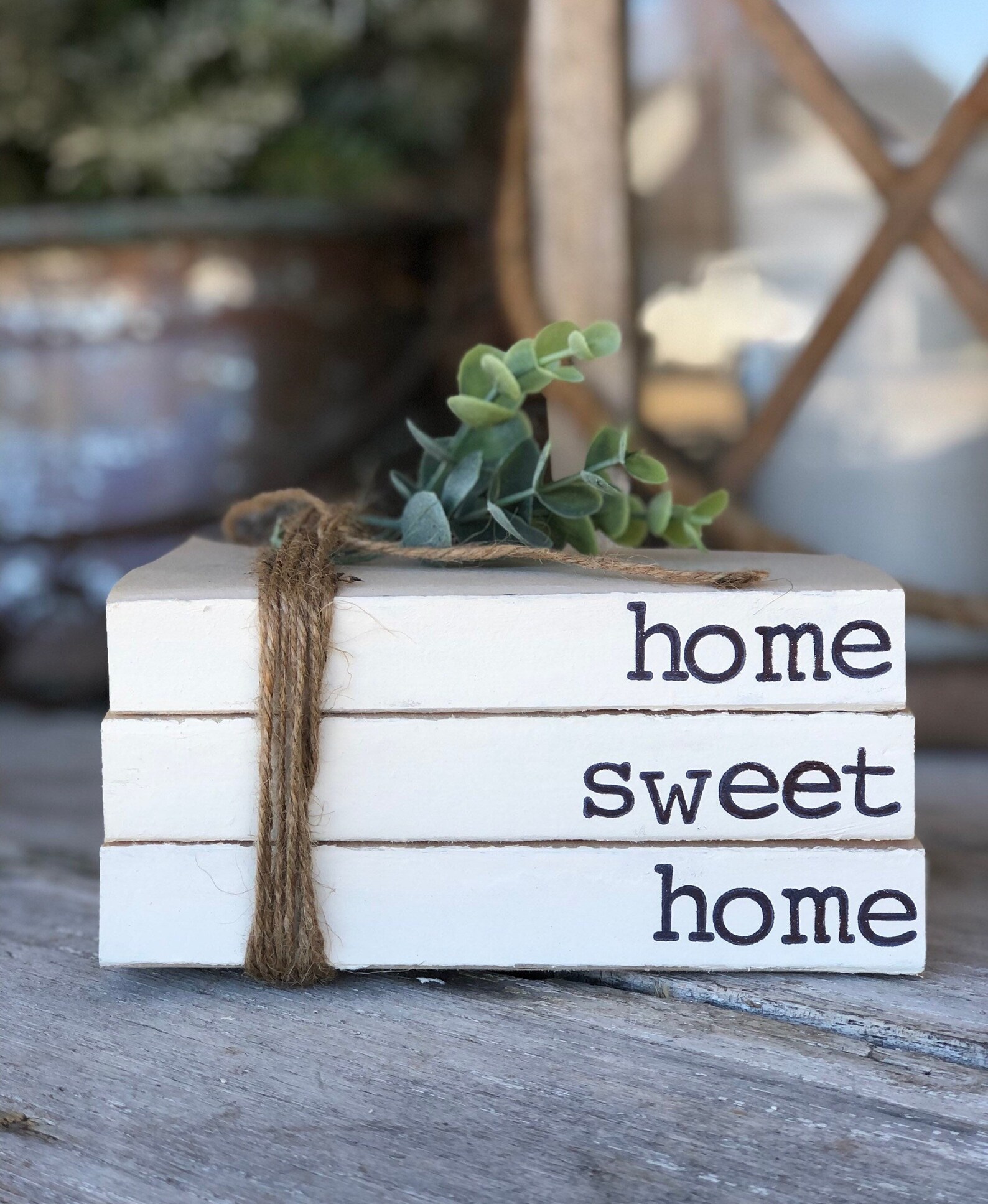 Stamped Books Decorative Books Shabby Chic Books Book - Etsy