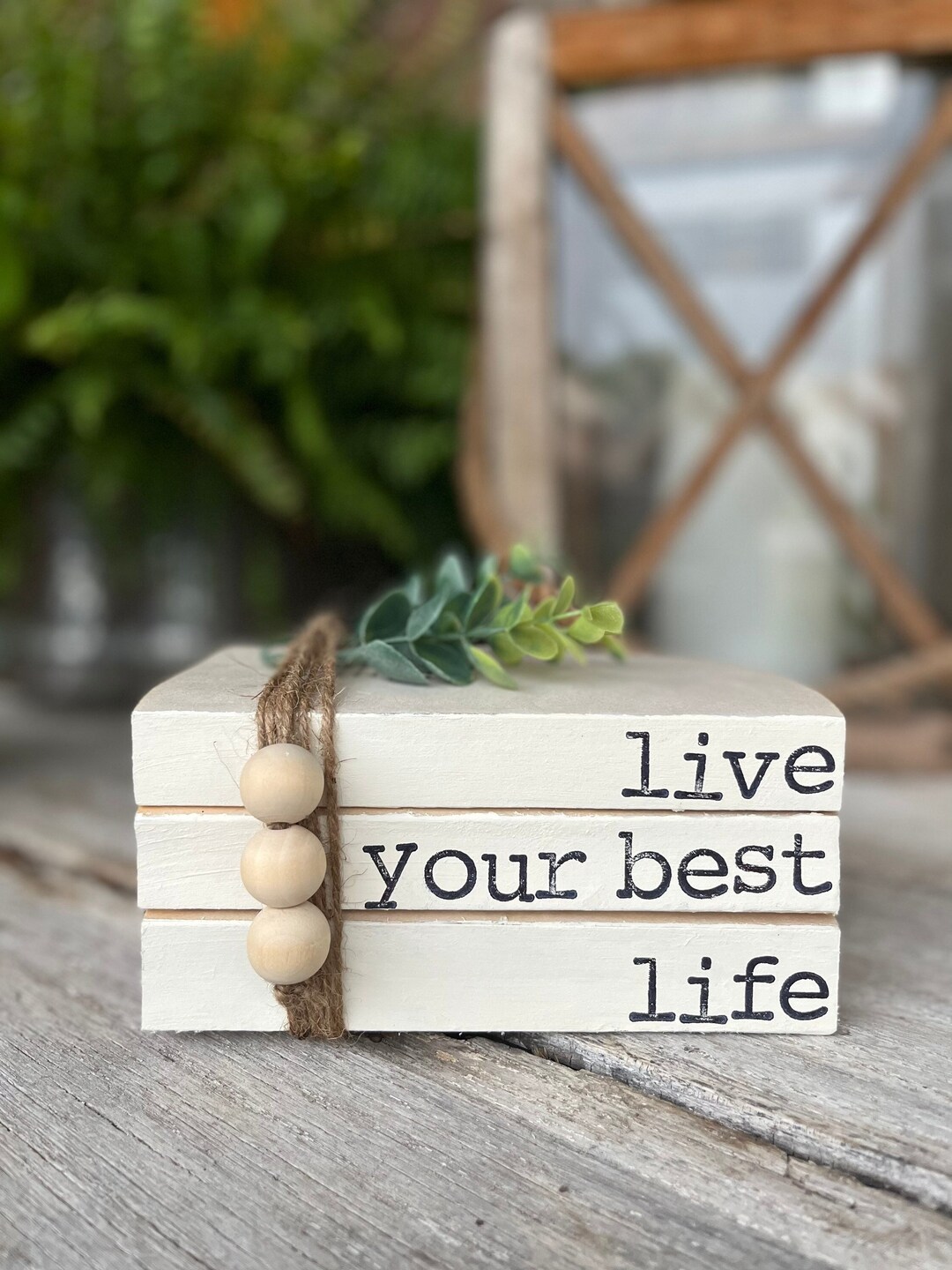 Live Your Best Life, Books With Names, Stamped Books, Decorative Books ...