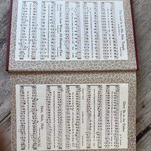 Old Hymn Book, Vintage Hymnal Book, Books for Display, Book Decor, Book ...