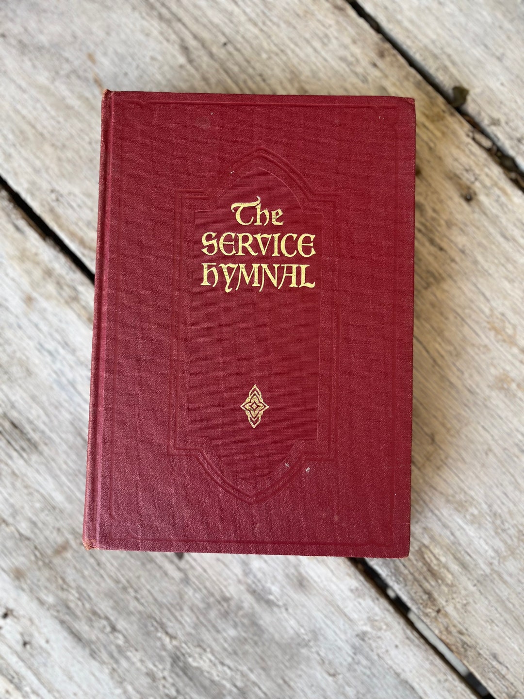 Old Hymn Book, Vintage Hymnal Book, Books for Display, Book Decor, Book ...
