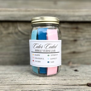 Bible Verses for Emotions and Feelings, Printable Scripture Jar ...
