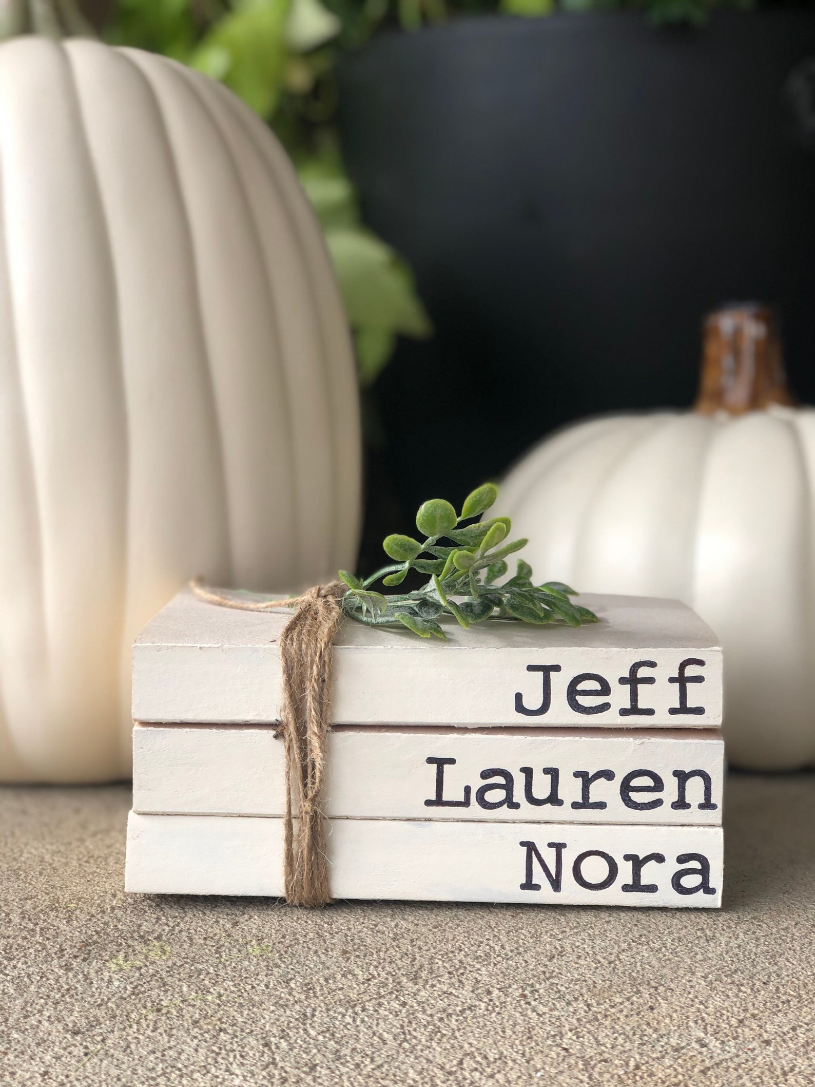 Stamped Books Decorative Books Shabby Chic Books Book - Etsy