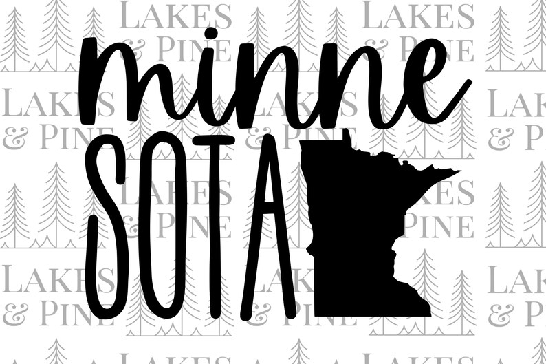 Minnesota State SVG | PNG | Cut File - Etsy