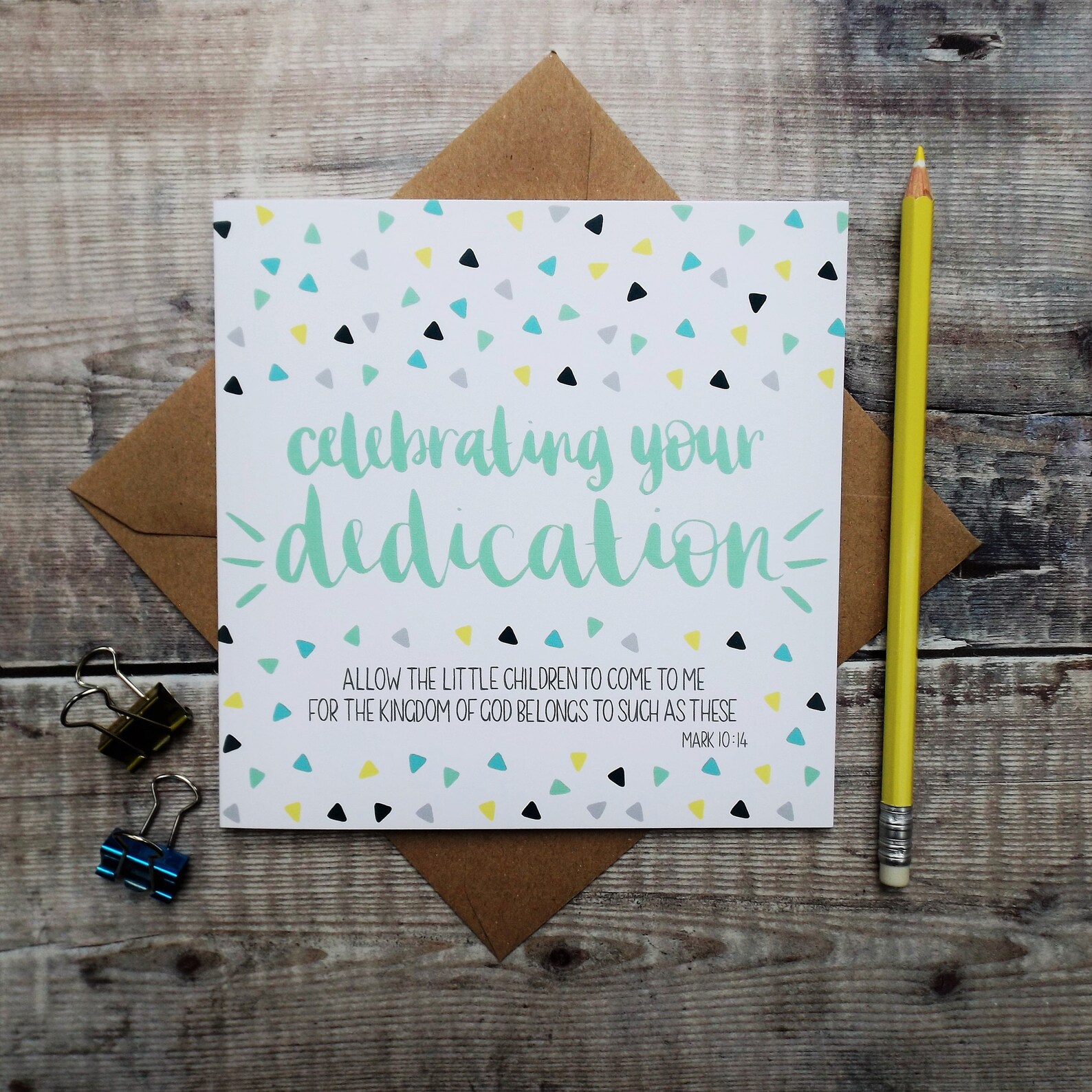Celebrating Your Dedication Card Christian Cards - Etsy UK