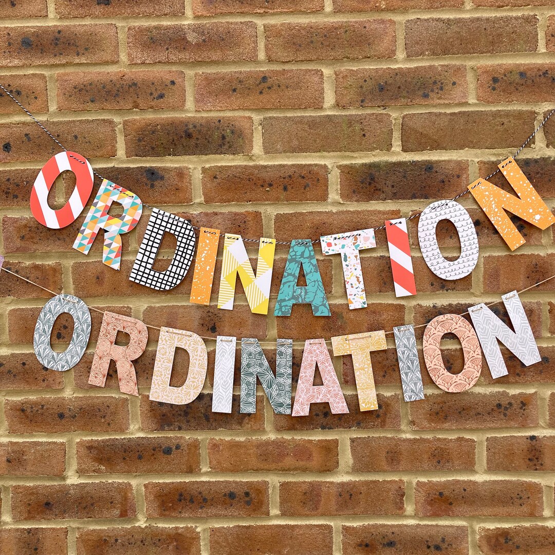 Ordination Paper Garland - Etsy