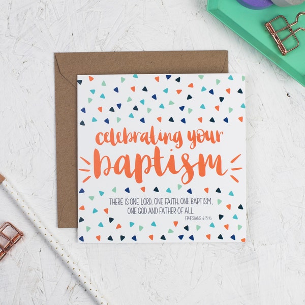 Adult Baptism Card - Etsy