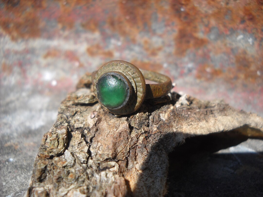 Medieval Ring With Stone.elegant Patina.16th-17th Century. - Etsy