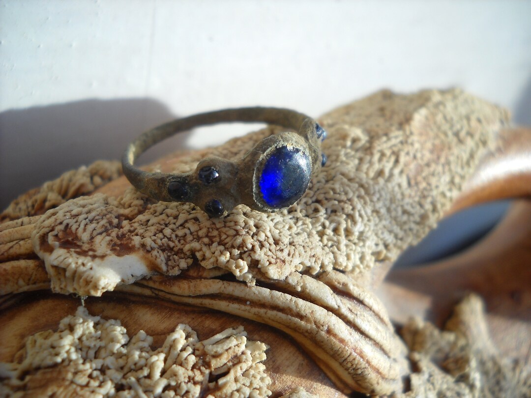 Medieval Ring With Stones.elegant Patina.16th-17th Century. - Etsy