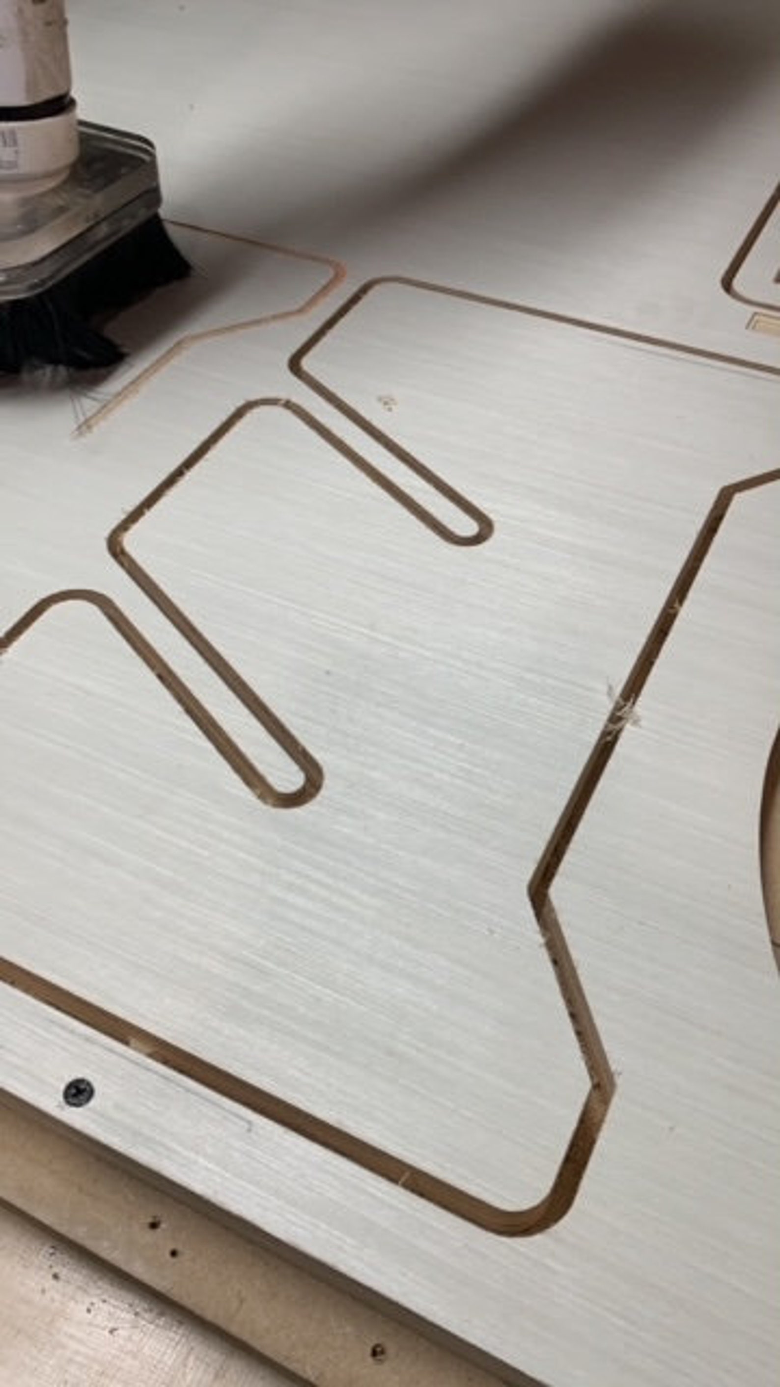 Skateboard Shelf Holds Two Skateboards. CNC Cut and Very Sturdy (custom ...