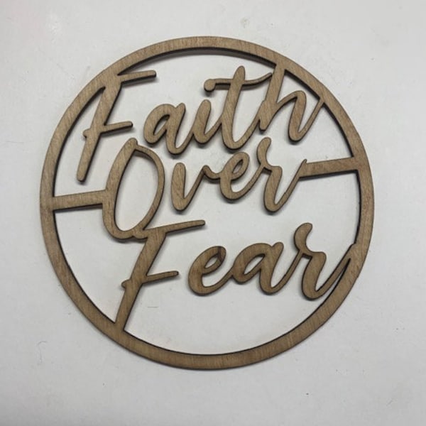 Faith Over Fear Sign - Etsy