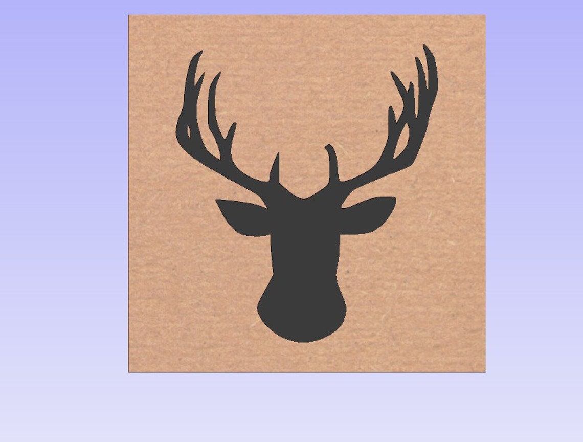 CNC / Laser DXF File Deer Buck Vector - Etsy