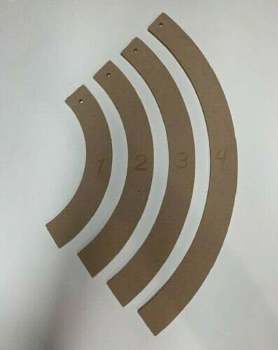 Wooden Template Set 4 Piece 1/4 Arch Set, Router, Car Audio Fabrication ...