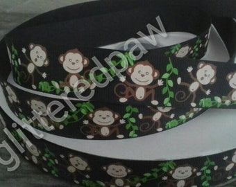 Monkey ribbon | Etsy