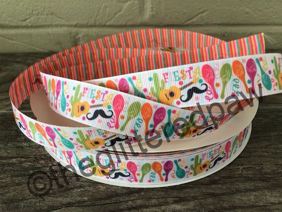 7/8 Fiesta Grosgrain Ribbon - Etsy