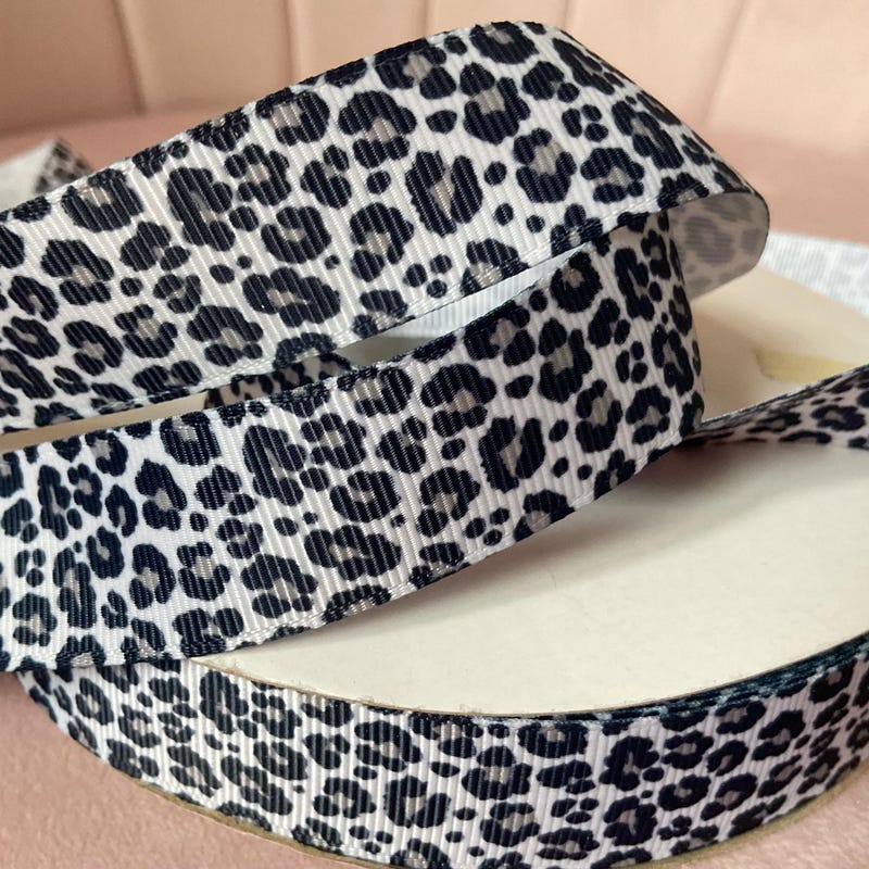 Leopard Ribbon Grosgrain - Etsy