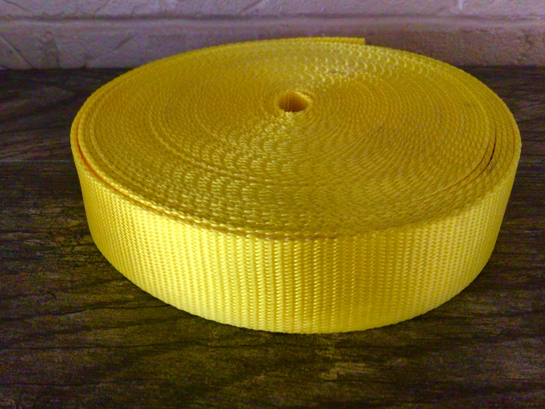 1.5” Yellow Heavy Duty Nylon Webbing - Etsy