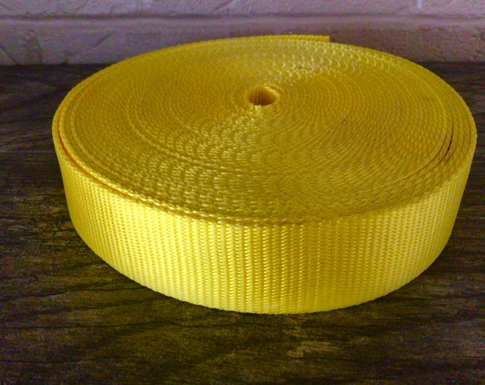 Nylon Webbing by the Yard 27 Colors 5/8 Inch 1 Inch Heavy Duty Nylon ...