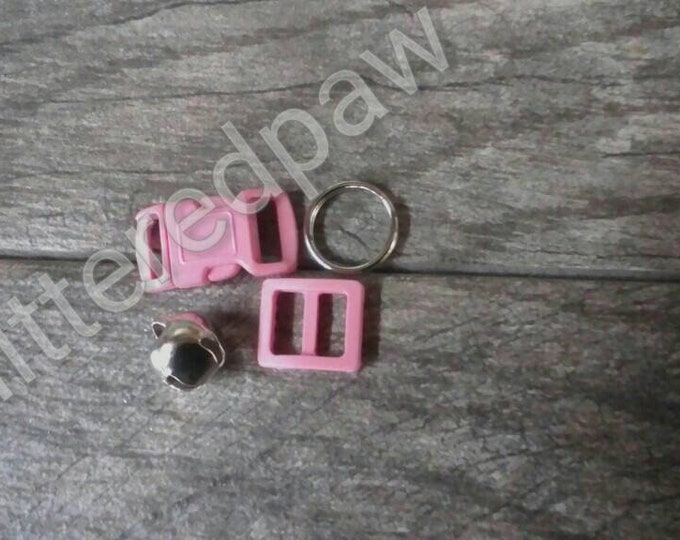3/8 Pink Breakaway Cat Collar Hardware - Etsy