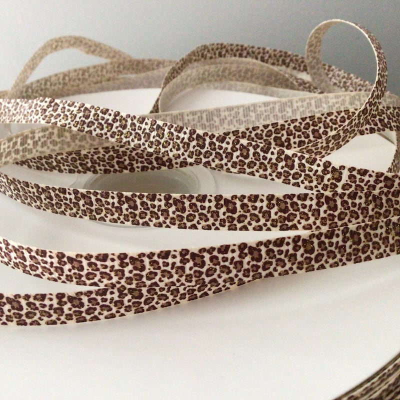 Leopard Ribbon - Etsy