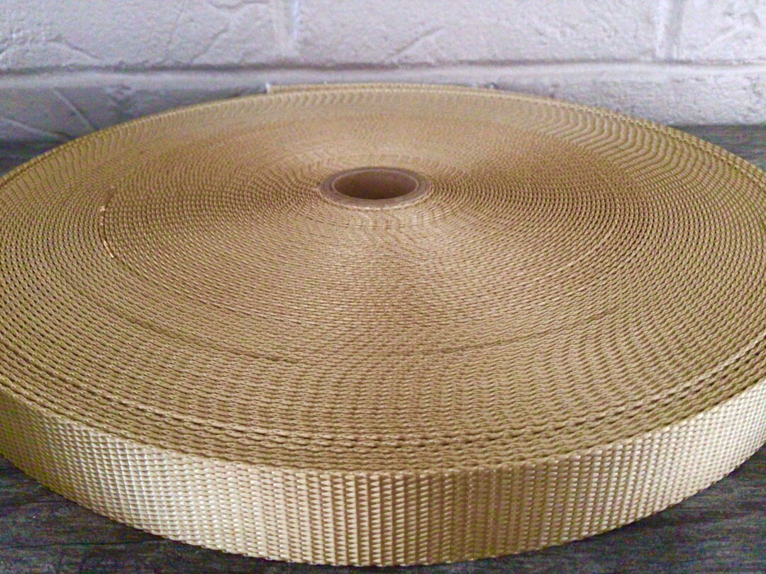 1" Copper Gold Heavy Duty Nylon Webbing - Etsy