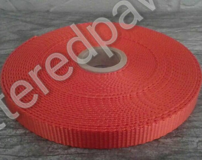 Nylon Webbing by the Yard - 27 Colors | 5/8 Inch 1 Inch Heavy Duty ...