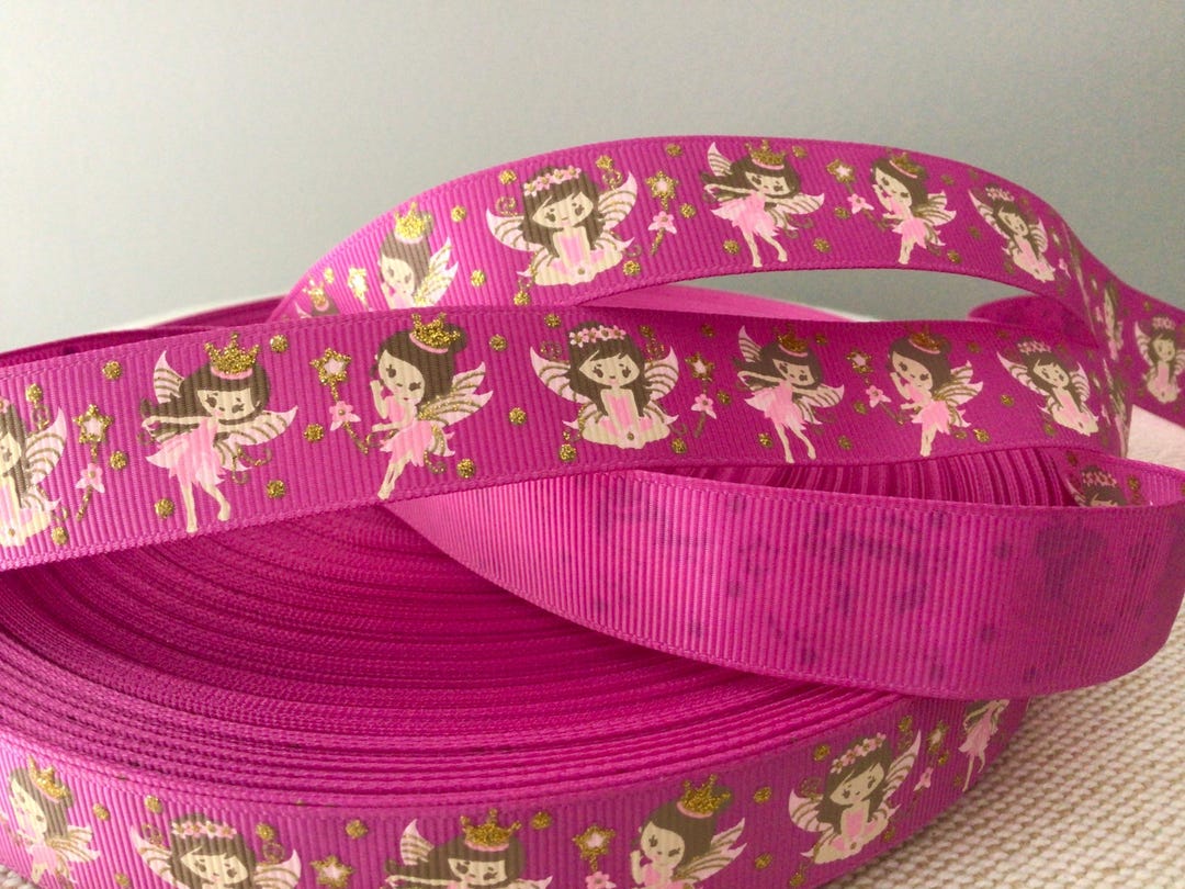 7/8” Princess Fairies Grosgrain Ribbon - Etsy