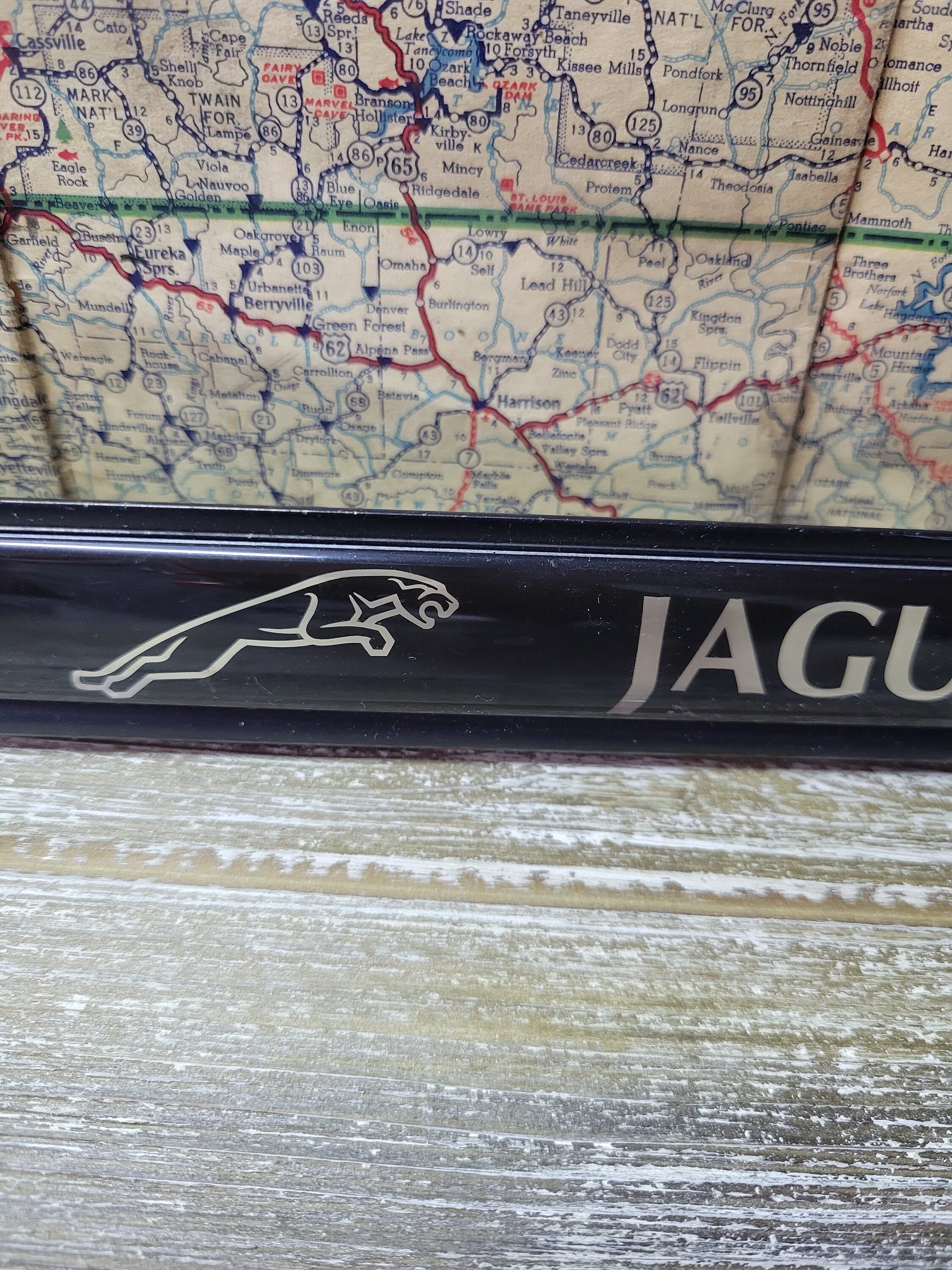 Vintage Jaguar License Plate Frame, Luxury Car License Plate Holder ...