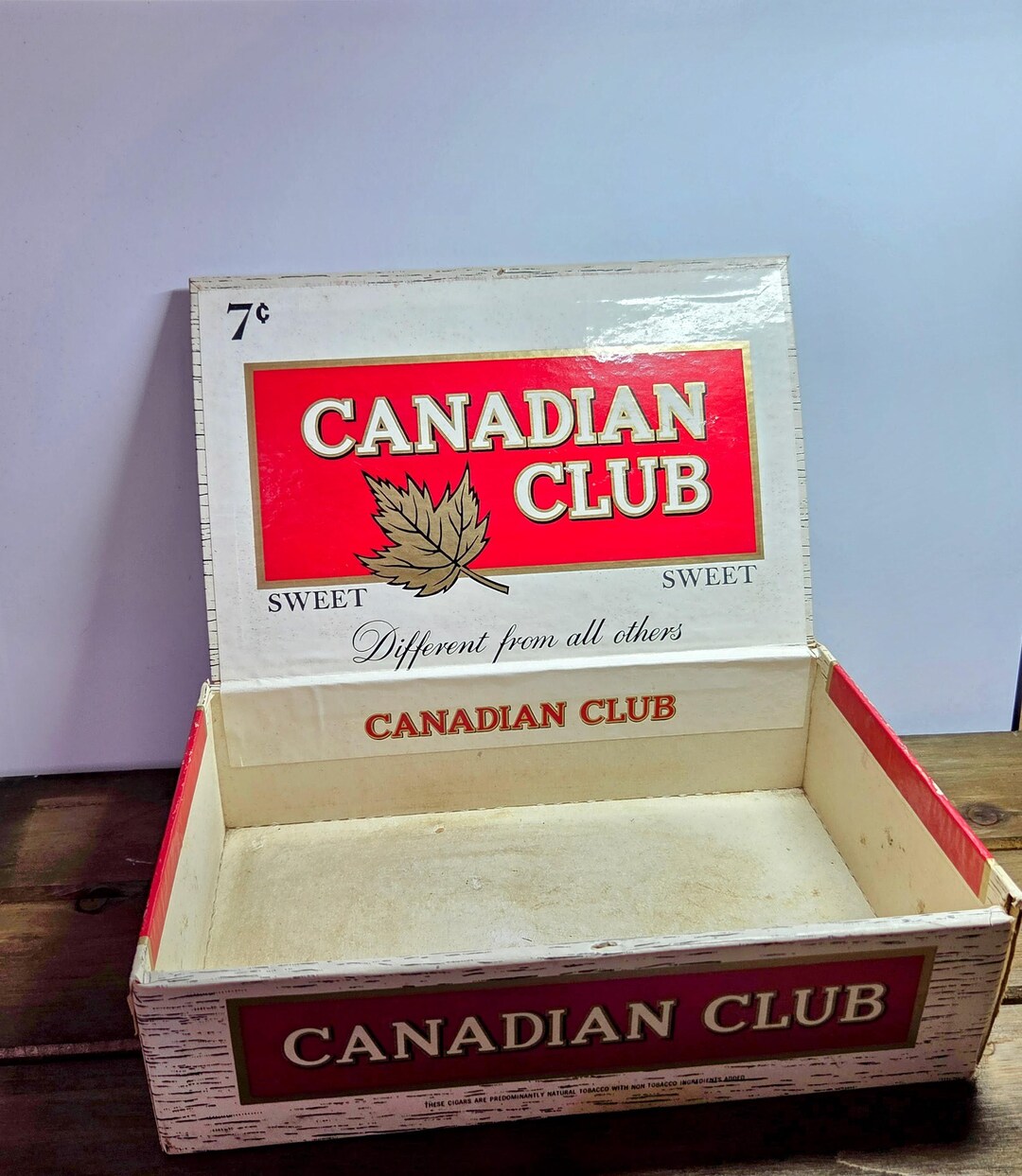 Canadian Club Cigar Box Vintage - Etsy