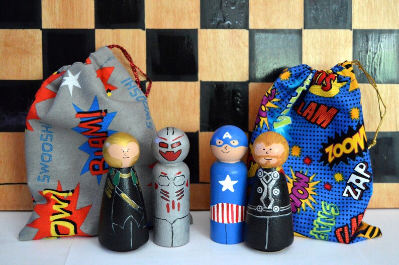 Super Heroes Vs Villains Chess Set - Etsy Canada