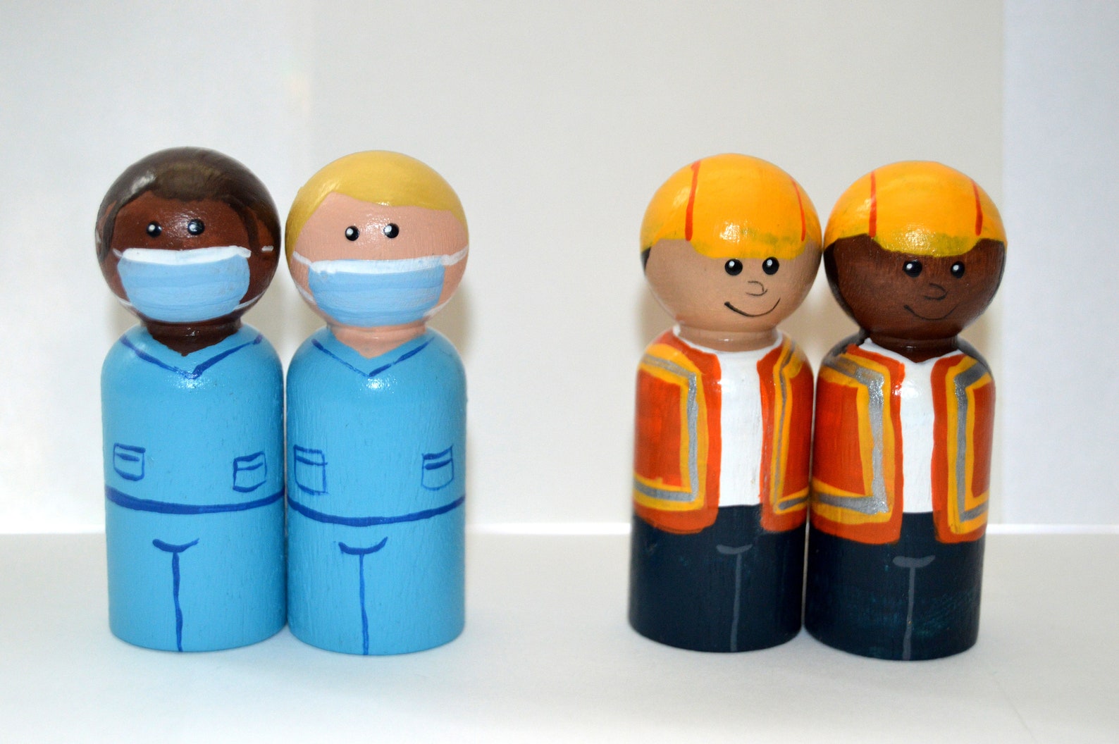 Community Helper Peg Dolls - Etsy