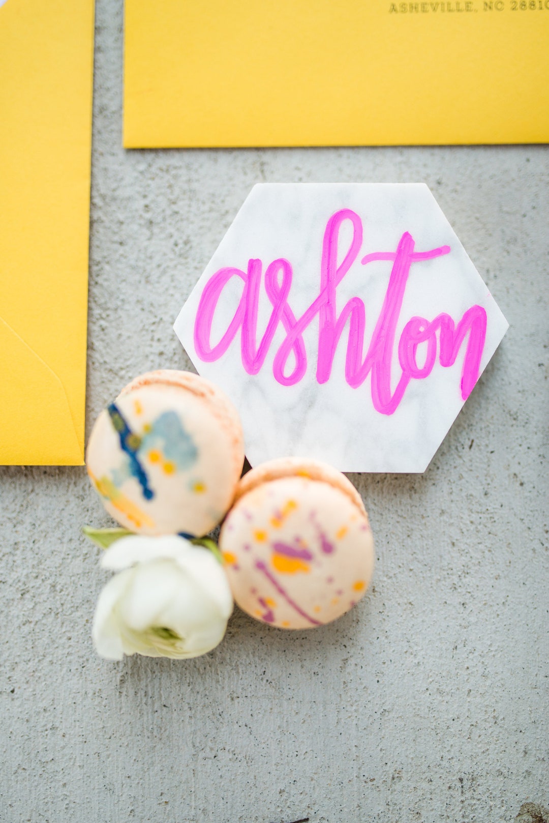 Marble Place Cards - Etsy