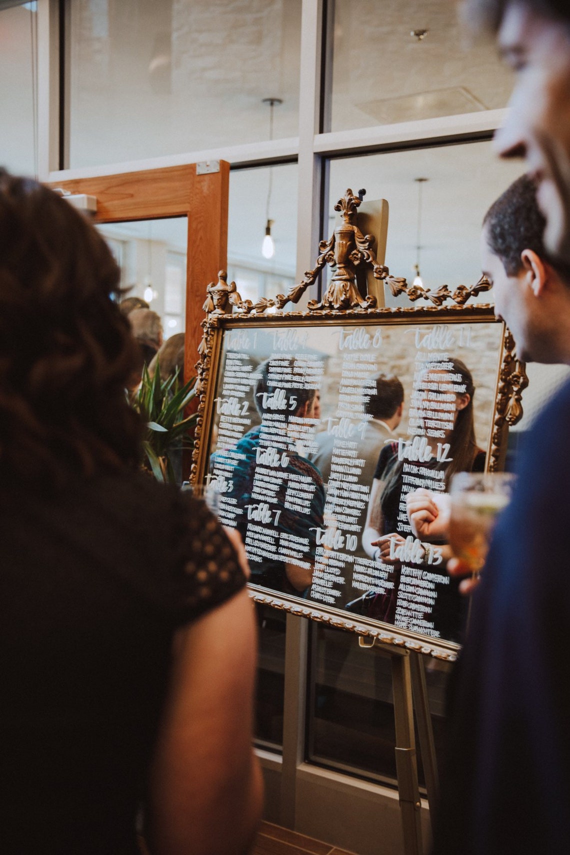 Hand Lettered Table Assignment Sign Calligraphy - Etsy