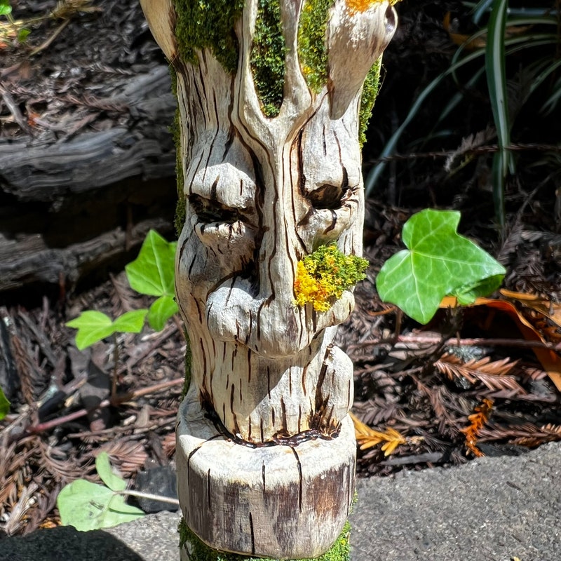 Wood Spirit Carving - Etsy
