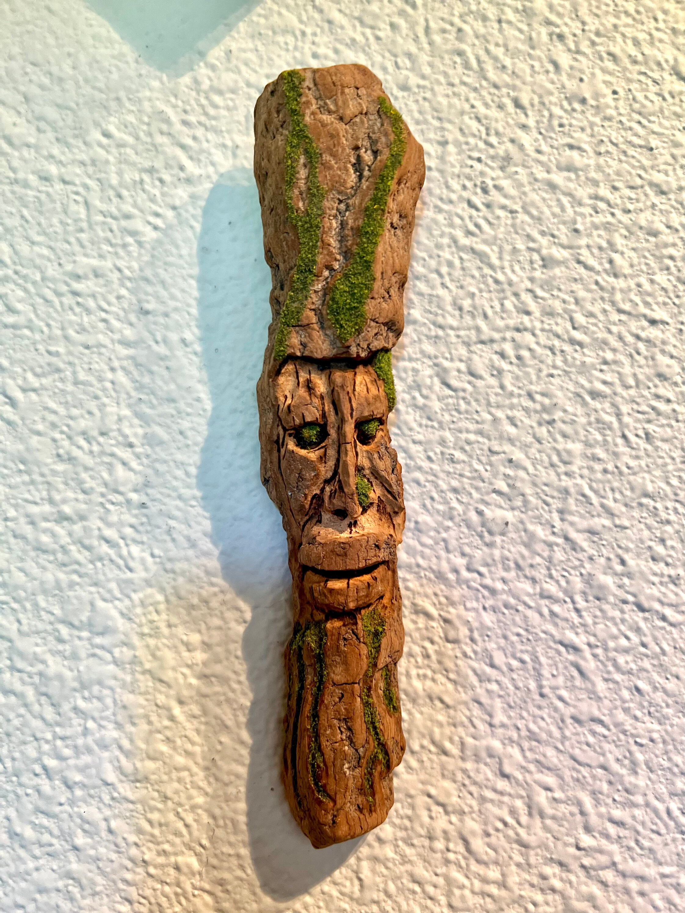 Breysun Tree Spirit Wood Carving Pyrography Totem - Etsy