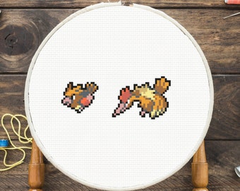Rattata Evolution Cross Stitch Pattern - Etsy