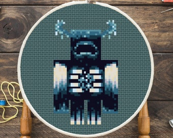 Minecraft Pig Cross Stitch Pattern PDF Download - Etsy