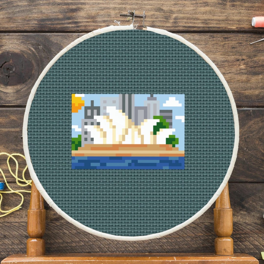 Mini Sydney Opera Cross Stitch Pattern - Etsy