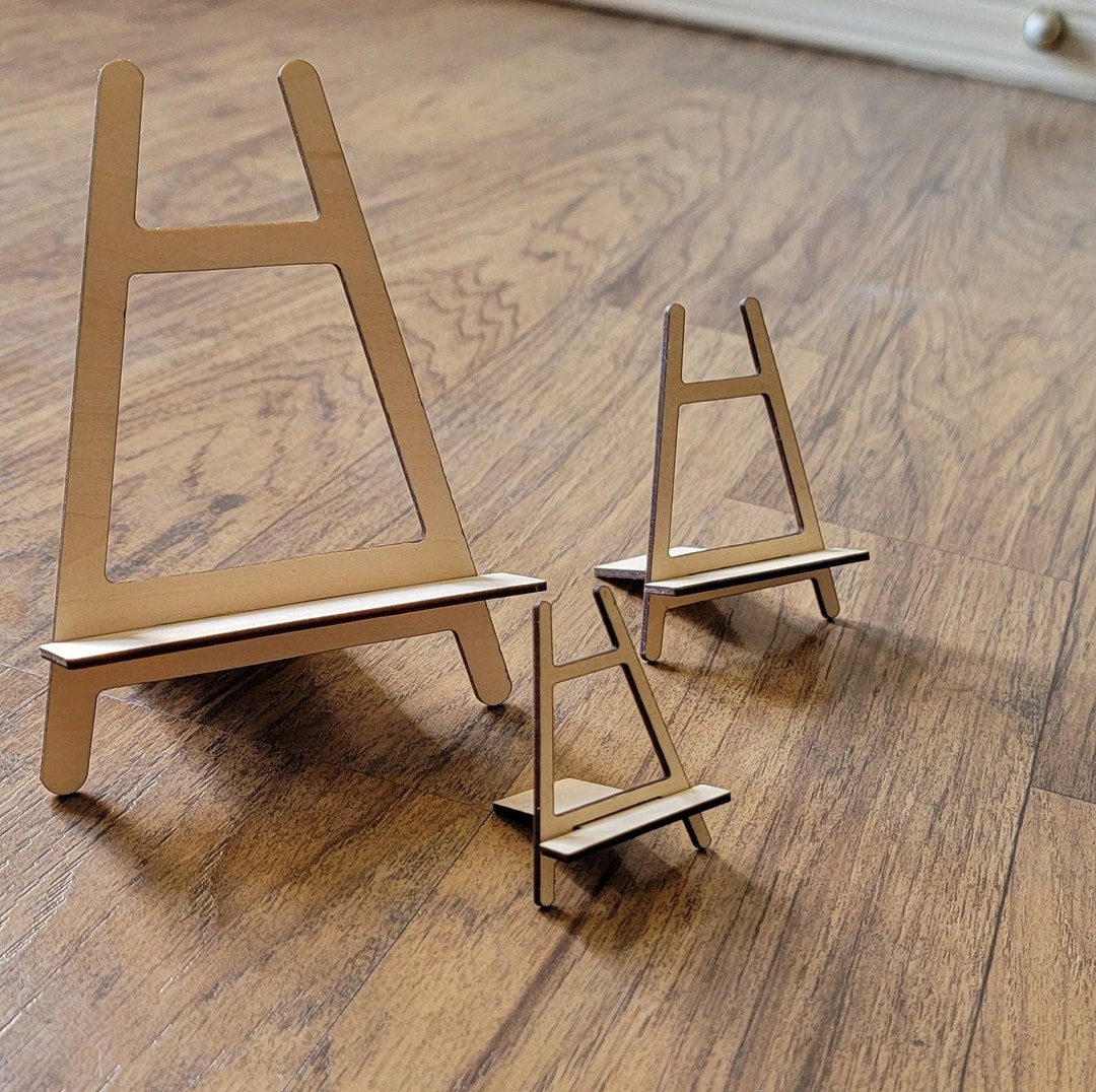 Baltic Birch Wooden Easels: Mini Display Stands - Etsy