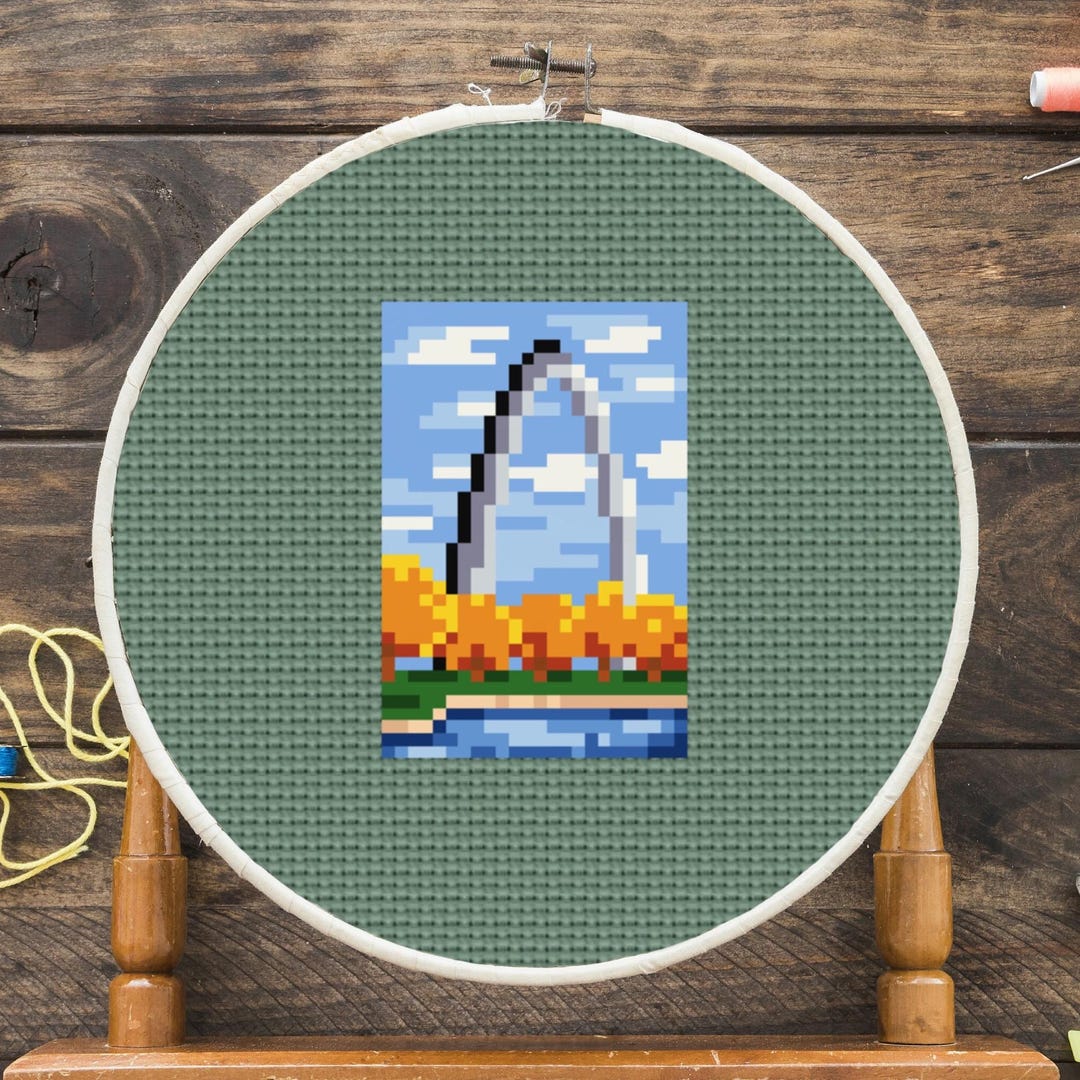 Mini Gateway Arch Cross Stitch Pattern - Etsy