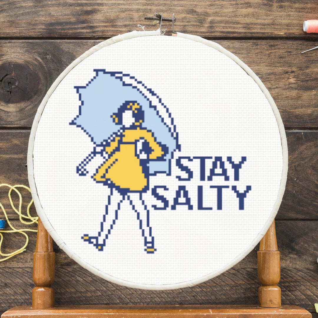 Stay Salty Cross Stitch Pattern - Etsy