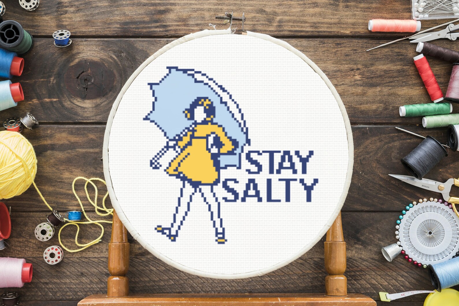 Stay Salty Cross Stitch Pattern - Etsy
