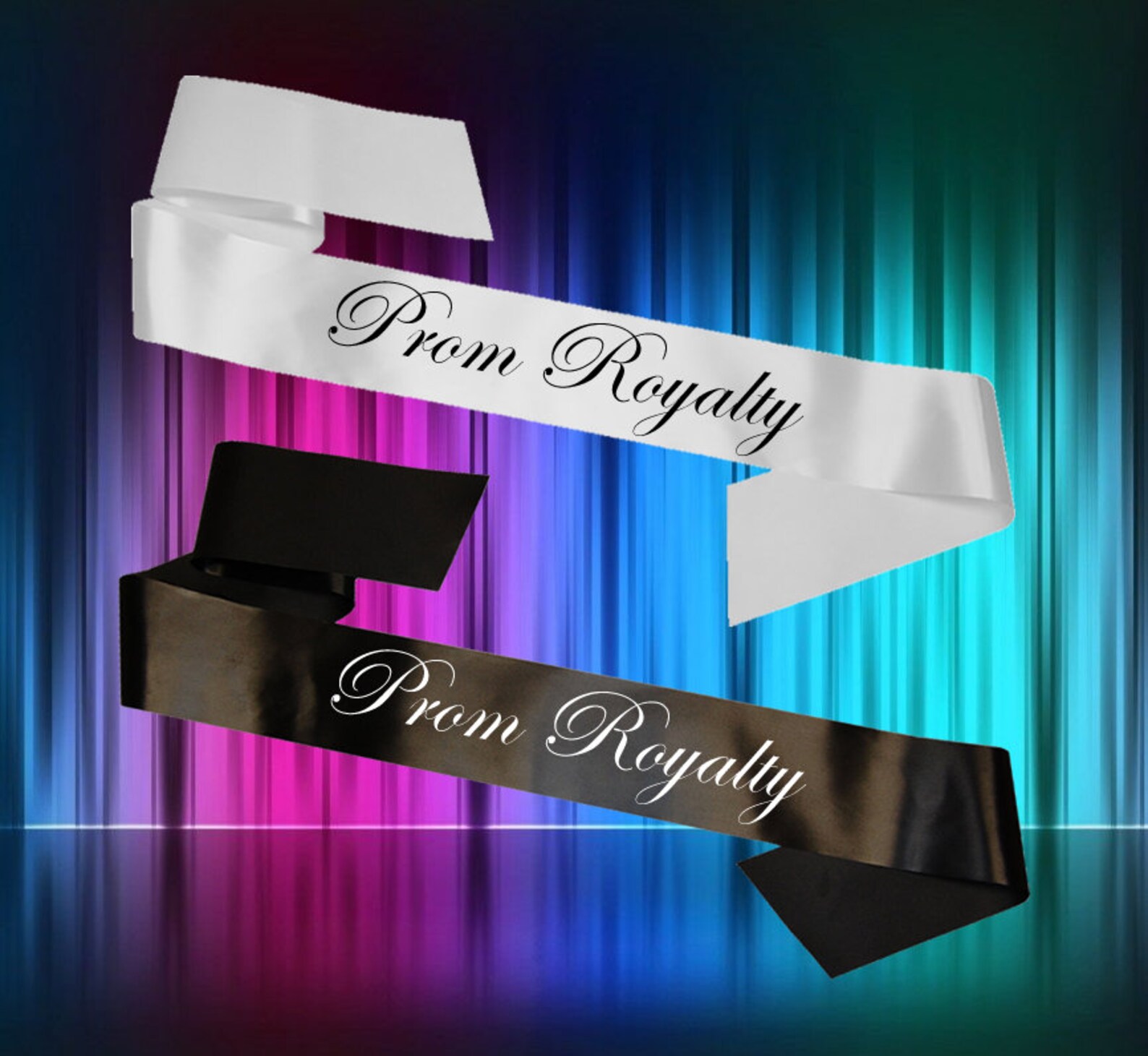 Personalised Prom Queen Prom King Sash Elegant Style Wedding - Etsy