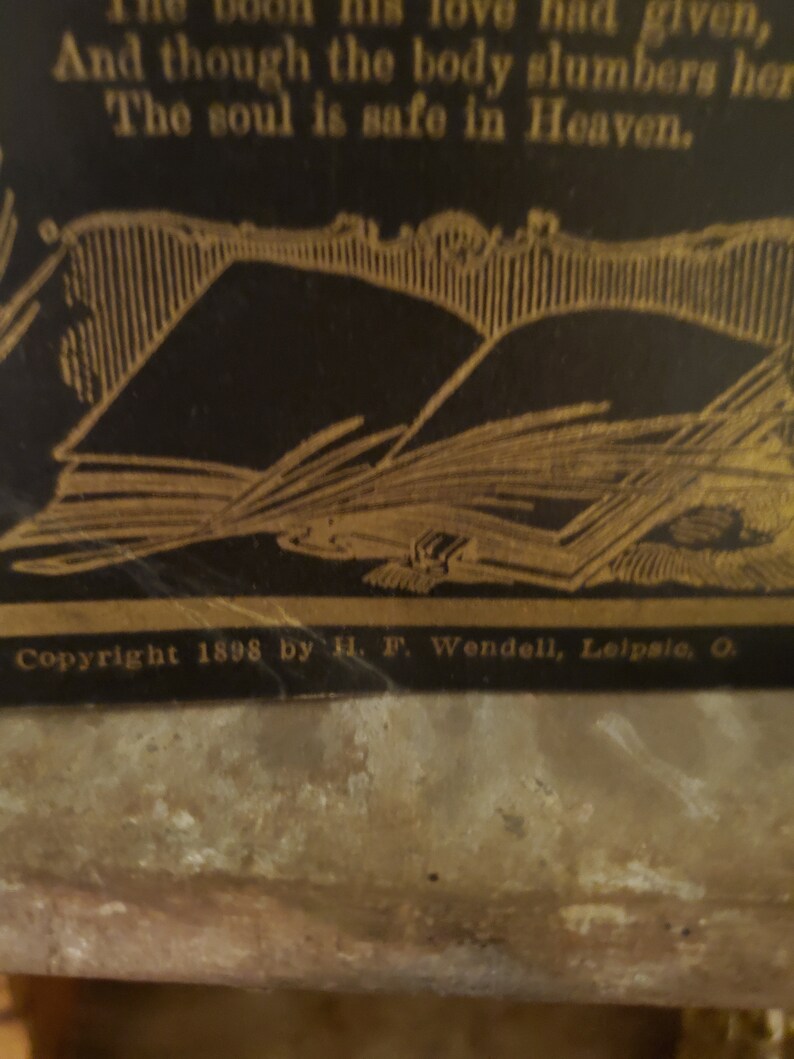 Antique Memorial Remembrance Card - Etsy