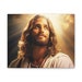 Jesus Art Canvas With Sunlight Blessed Canvas Prayer Photo Jesus Canvas ...